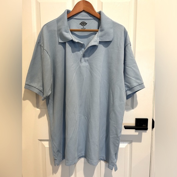 Shirts | Mens Dickies Short Sleeve Performance Polo Xl Blue | Poshmark